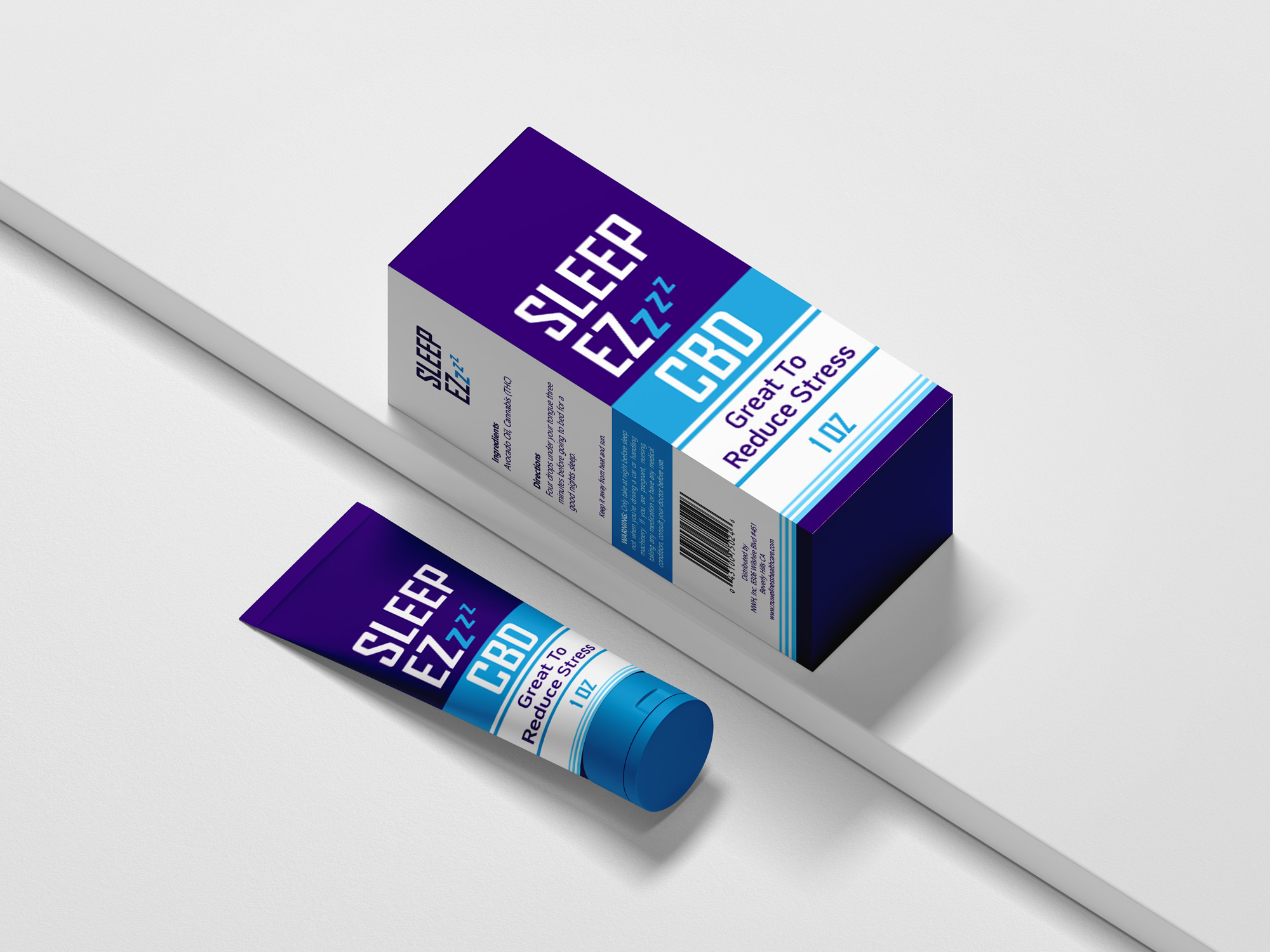 Sleep EZ CBD Package Design